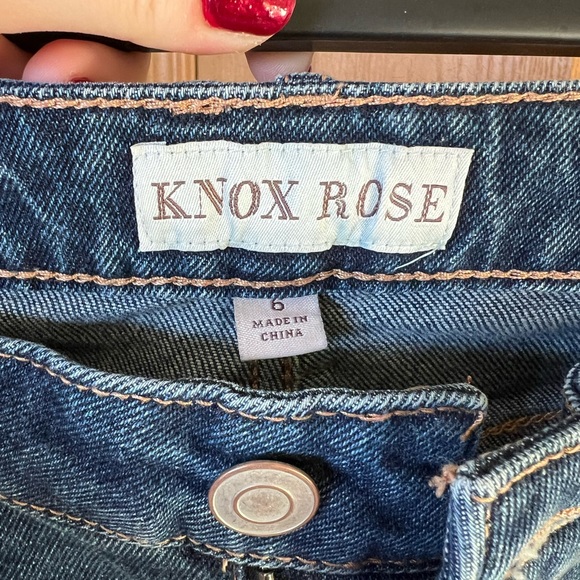 Knox Rose | Jeans | Knox Rose Embroidered Straight Leg Jeans | Poshmark